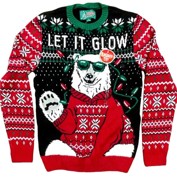 Ugly Christmas Sweater | Sweaters | Ugly Christmas Sweater Polar Bear ...